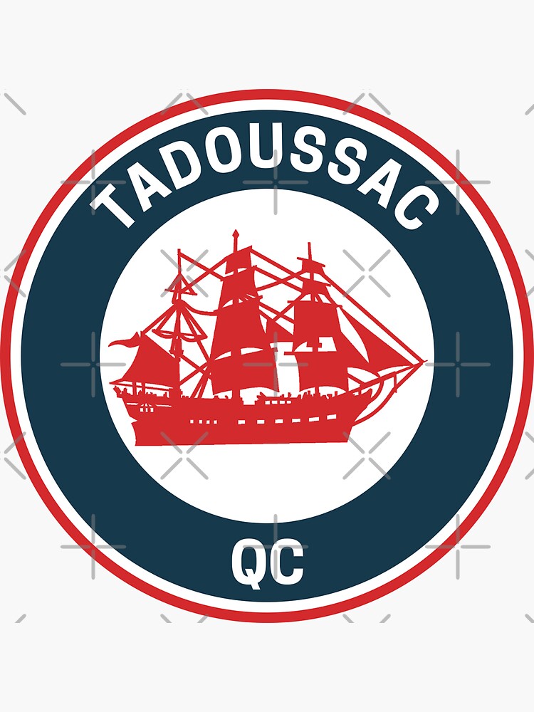 "Vintage Tadoussac Quebec" Sticker for Sale by fearcity | Redbubble