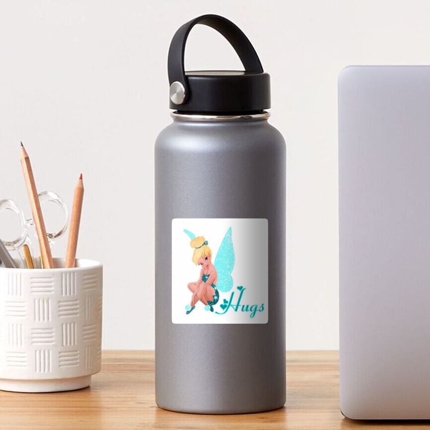 Tinkerbell Hugs Sticker For Sale By Tonis Place Redbubble