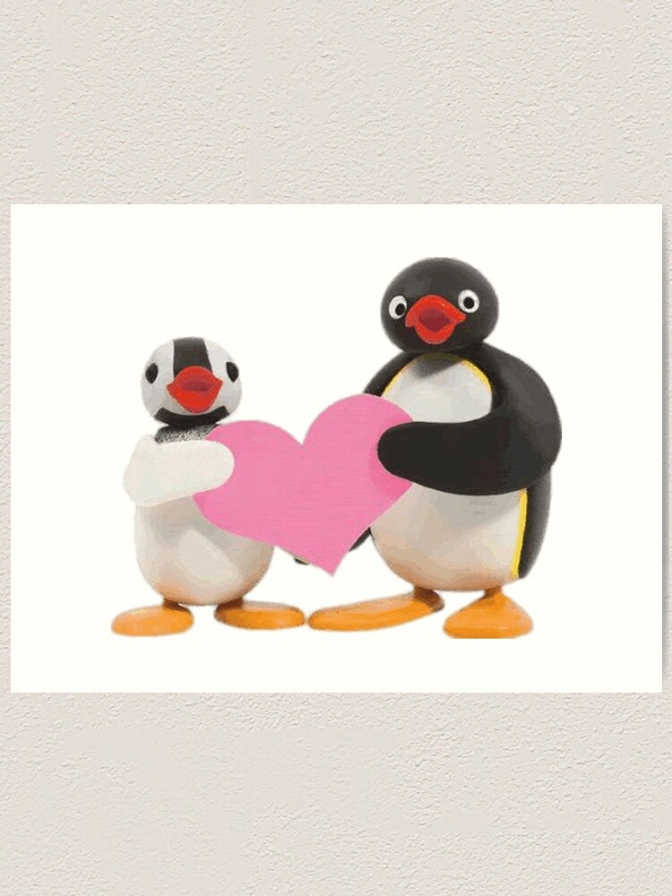 "Pingu Heart" Art Print for Sale by alessiacara | Redbubble