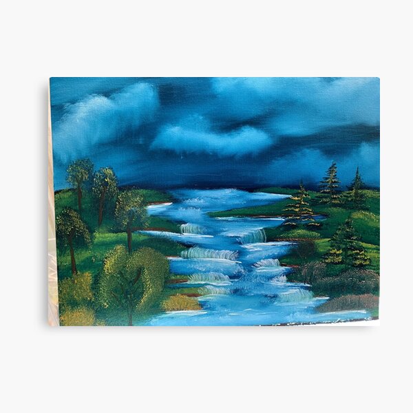 "Flowing river " Canvas Print by MRWhiley | Redbubble