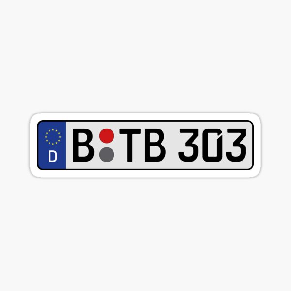 "Berlin 303" Sticker by sebisghosts | Redbubble