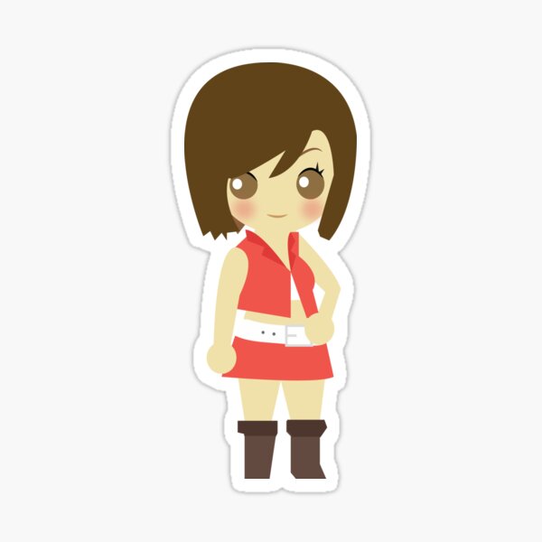 "Chibi Meiko" Sticker by poussin | Redbubble