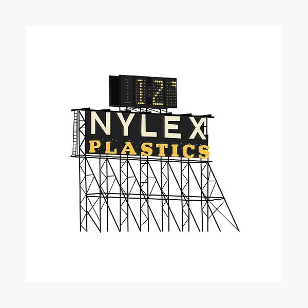 "Nylex Plastics Melbourne Icon" Photographic Print by lithoman2 | Redbubble