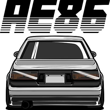"Toyota ae86 RUNFREE" Sticker for Sale by shakotan | Redbubble