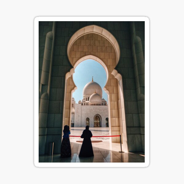 "Sheikh Zayed Grand Mosque. " Sticker by ramshahameed | Redbubble