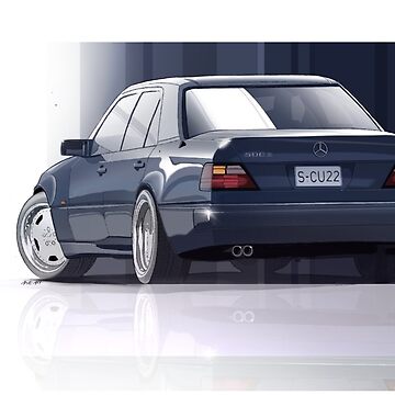 Mercedes W124 E500 Photographic Print