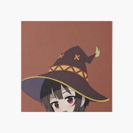 "Megumin Peeker - Konosuba" Art Board Print by Kami-Anime | Redbubble