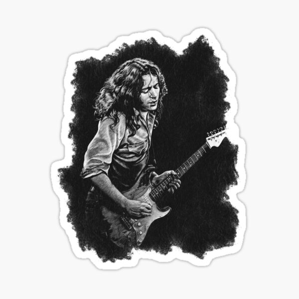 "Rory Gallagher drawing" Sticker by Petersnook | Redbubble