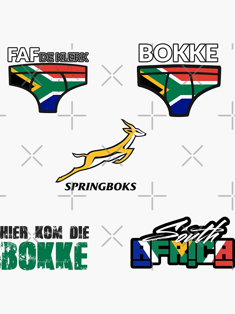 "Springboks Rugby - Sticker pack 2" Sticker for Sale by arendbotha ...
