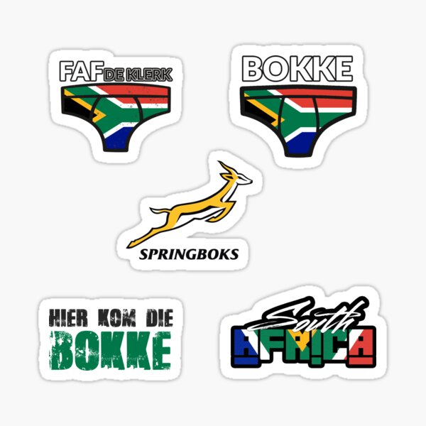 "Springboks Rugby - Sticker pack 2" Sticker for Sale by arendbotha ...