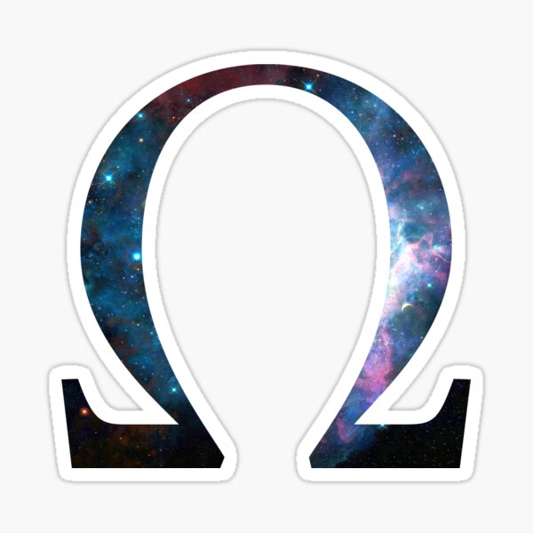 "Omega Greek Letter" Sticker for Sale by AdventureFinder | Redbubble
