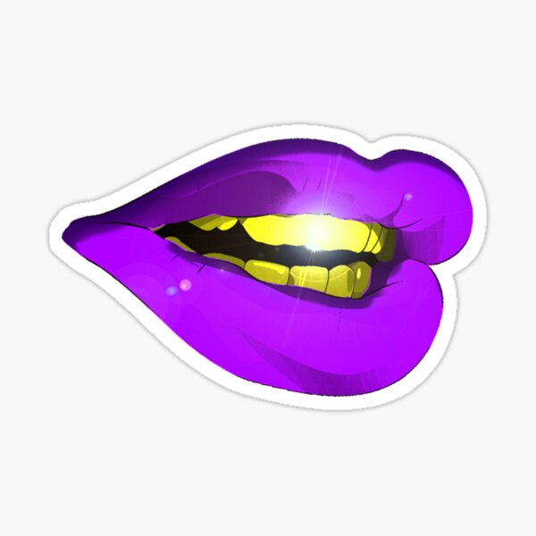 "Gold Teeth" Sticker by DylanDesignedIt | Redbubble