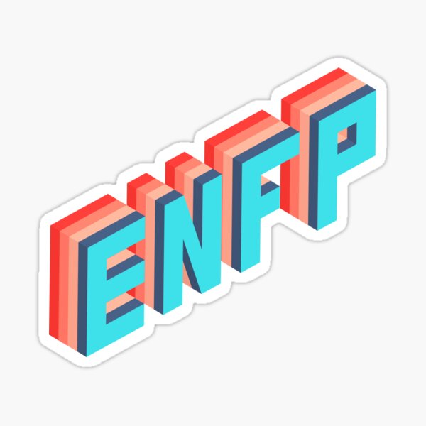 "ENFP Type- MBTI" Sticker for Sale by theinkypensieve | Redbubble