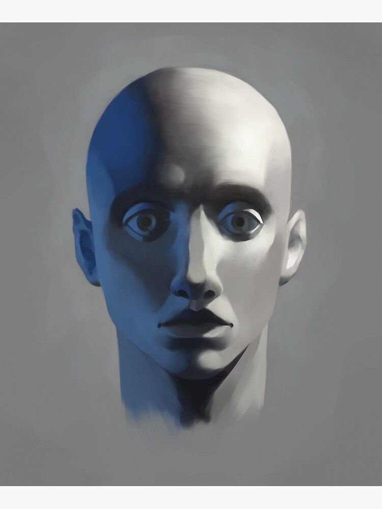 "Floating Head" Poster for Sale by pseudonymrjs | Redbubble