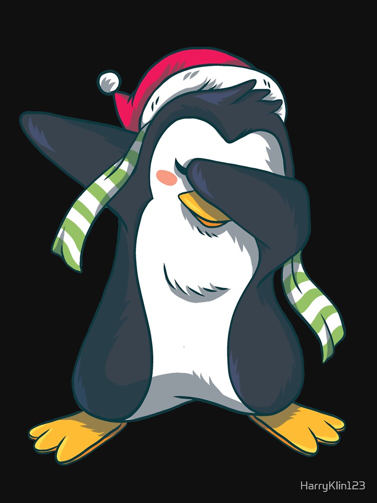 "Dabbing Penguin Funny Christmas Xmas Dab Dance" T-shirt for Sale by ...