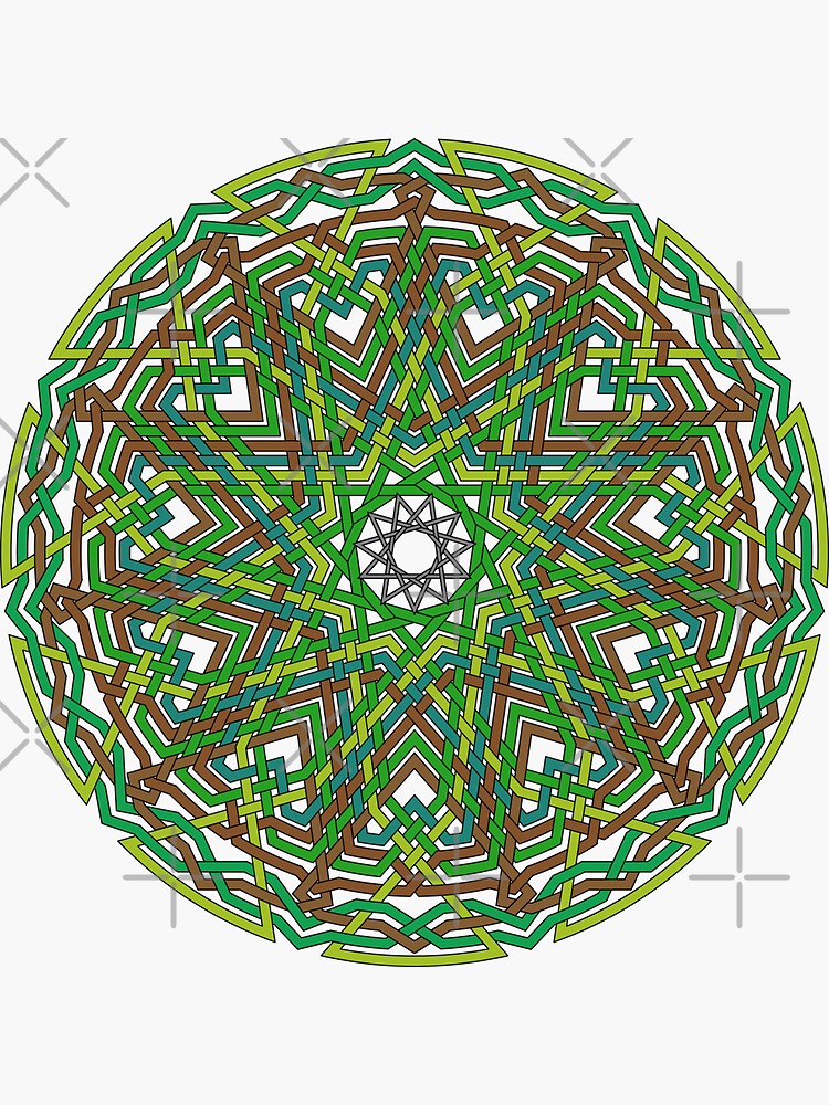 "Hendecagram eleven point of star" Sticker for Sale by arioscraft ...