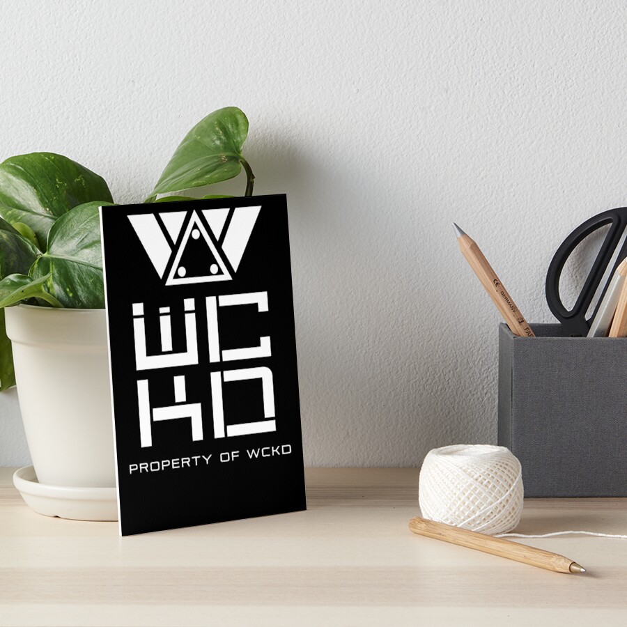 "Copie de The Maze Runner WCKD Logo" Art Board Print by nicko157 ...