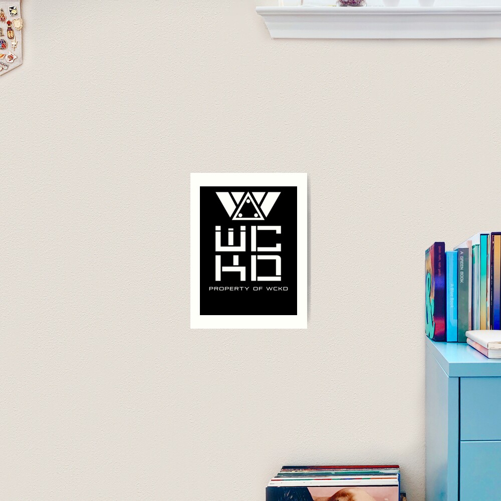 "Copie de The Maze Runner WCKD Logo" Art Print for Sale by nicko157 | Redbubble