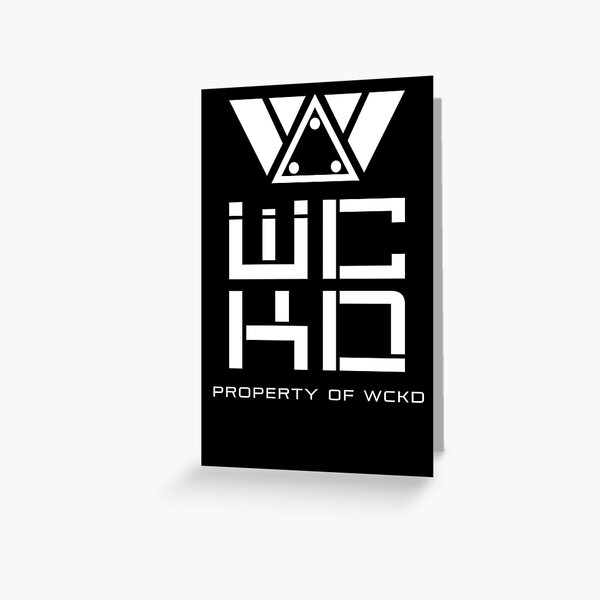 "Copie de The Maze Runner WCKD Logo" Greeting Card by nicko157 | Redbubble