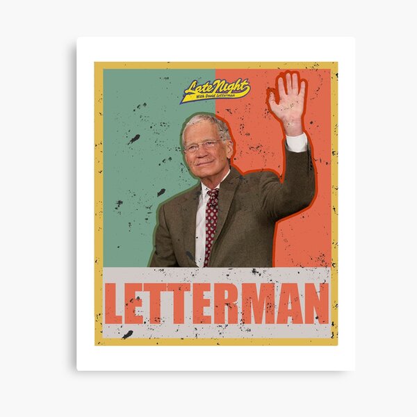 Letterman Canvas Prints | Redbubble