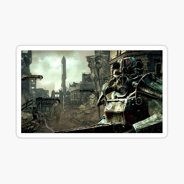 "Fallout 3" Sticker for Sale by DDC-design | Redbubble