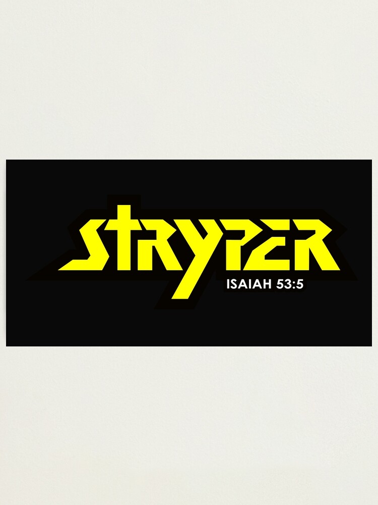 Lámina fotográfica «fondos de pantalla logo stryper banda rock heavy ...