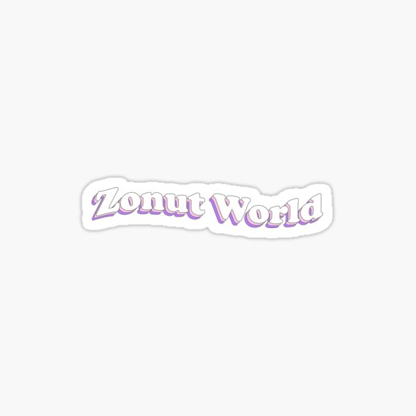 "Zoe laverne - Zonut World - holographic hydro flask" Sticker by ...