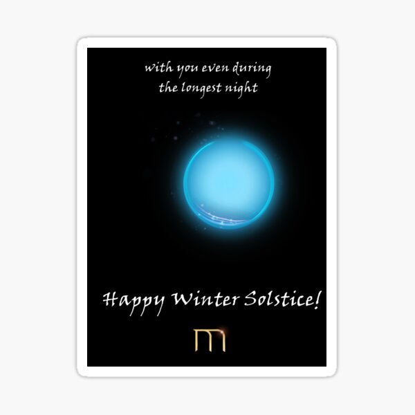 "Merlin - Winter Solstice" Sticker for Sale by Orontes | Redbubble