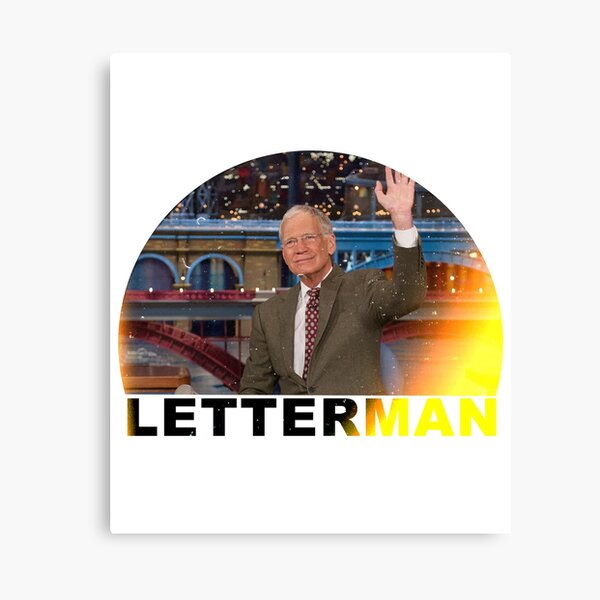 Letterman Canvas Prints | Redbubble