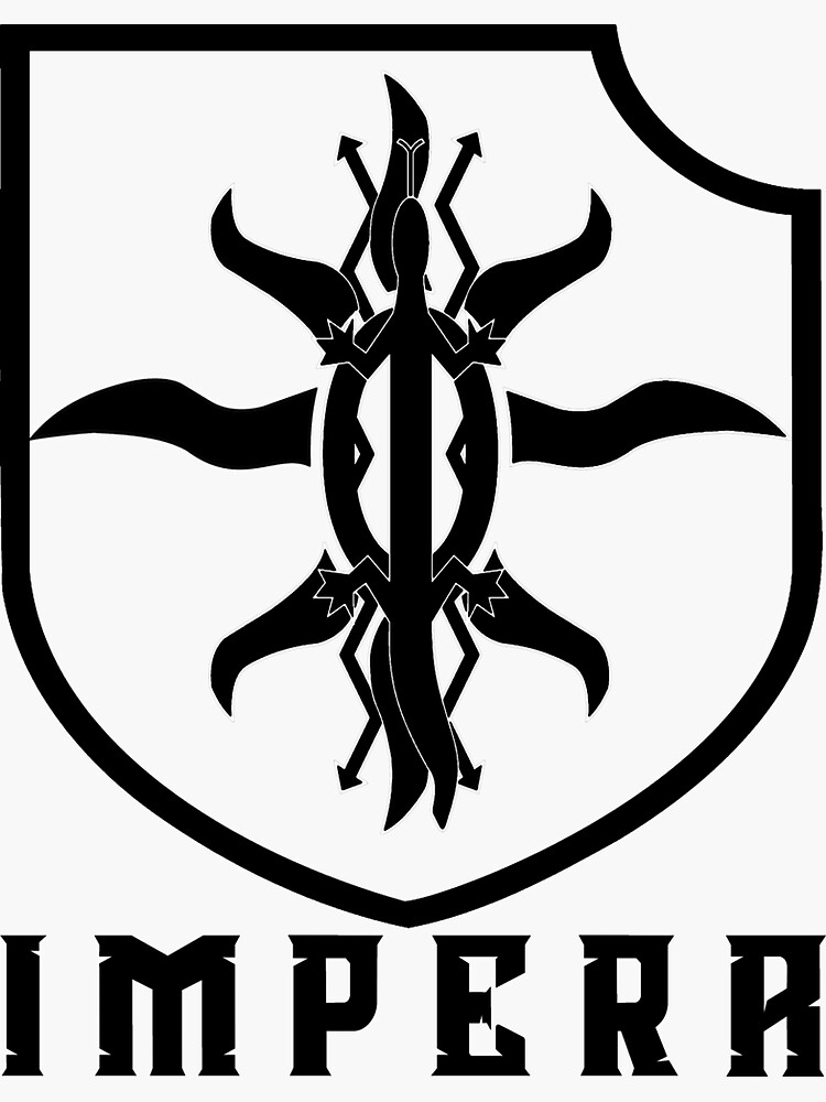 "IMPERA brigade Nilfgaard The Witcher logo " Sticker by Milfgaard ...