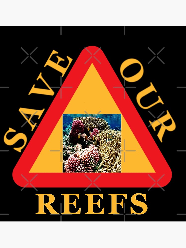 "Save Our Coral Reefs" Poster for Sale by KeysTreasures | Redbubble