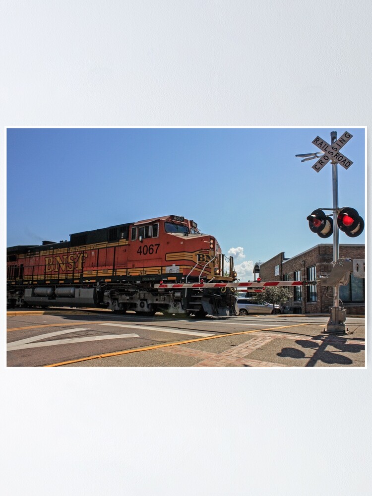 "Railroad Crossing BNSF" Poster by stilgar | Redbubble