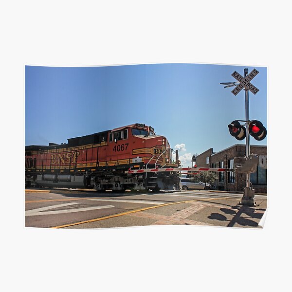 "Railroad Crossing BNSF" Poster by stilgar | Redbubble
