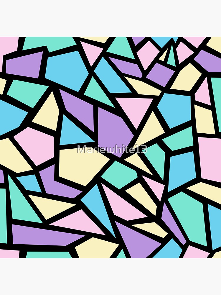 "Stain glass" Sticker by Mariewhite13 | Redbubble