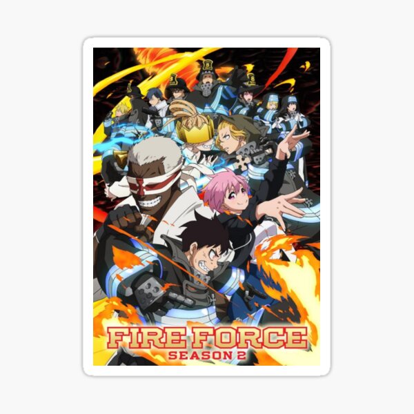 "Fire force" Sticker by ItemSelling | Redbubble
