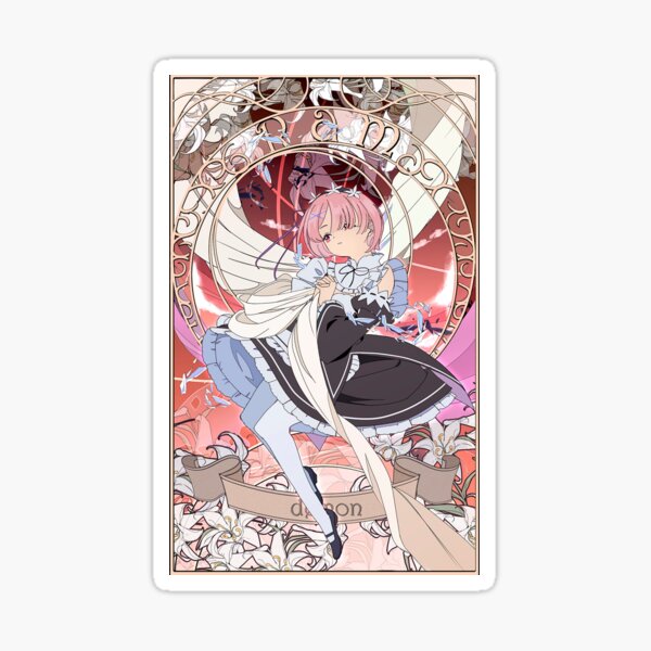 "Ram of Re: Zero" Sticker for Sale by zRiSes | Redbubble