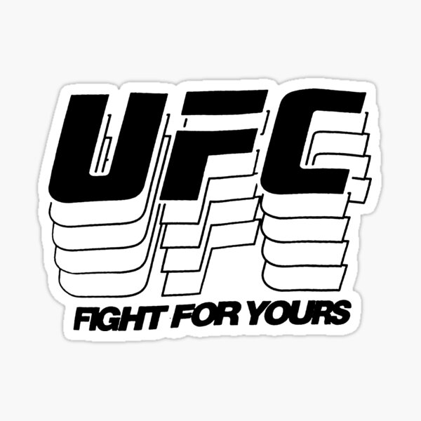 "UFC" Sticker for Sale by MUGPARTY | Redbubble