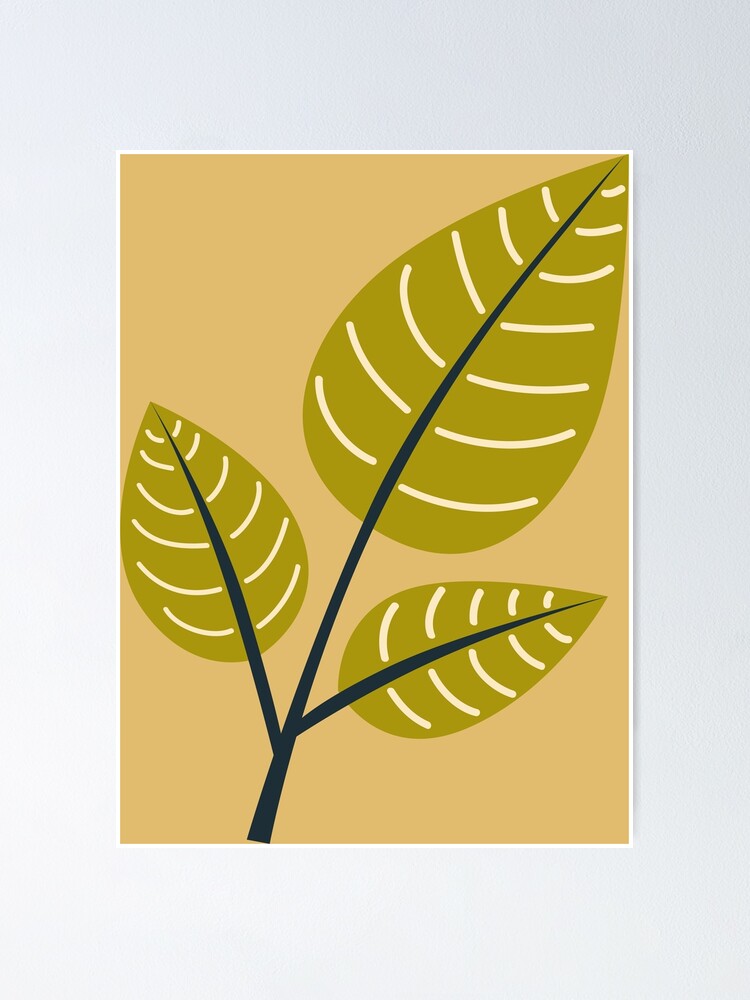 "Pretty Leaf" Poster for Sale by Tyvaar | Redbubble