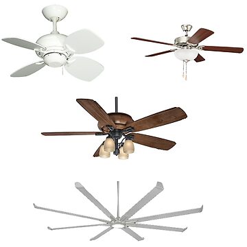"Ceiling Fan Sticker Set #2" Sticker for Sale by Chillychu | Redbubble