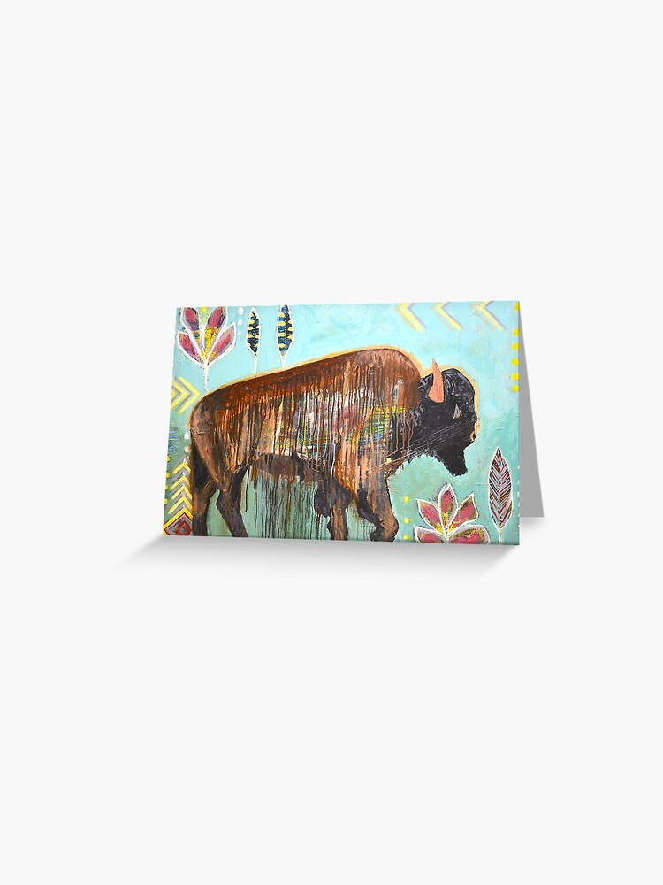 "Paskwa Mostos" Greeting Card for Sale by otipemisiwak | Redbubble