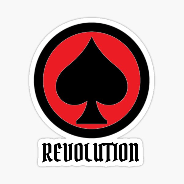 "Revolution" Sticker for Sale by Hobbestons | Redbubble