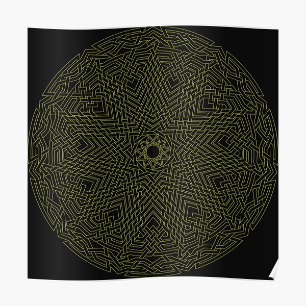 "Hendecagram eleven point of star" Poster for Sale by arioscraft ...