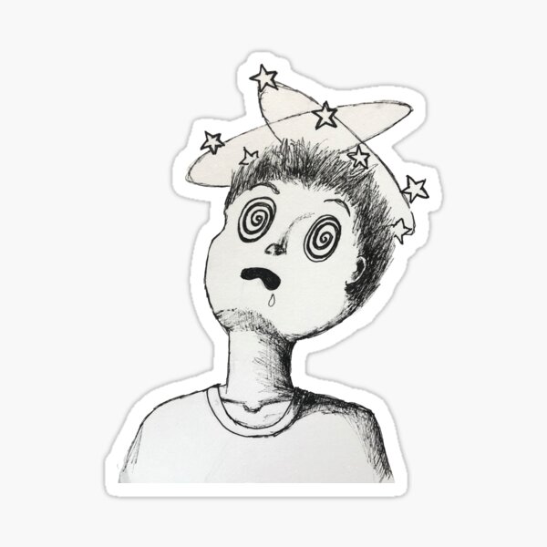 "Dizzy" Sticker for Sale by MegaPanda | Redbubble