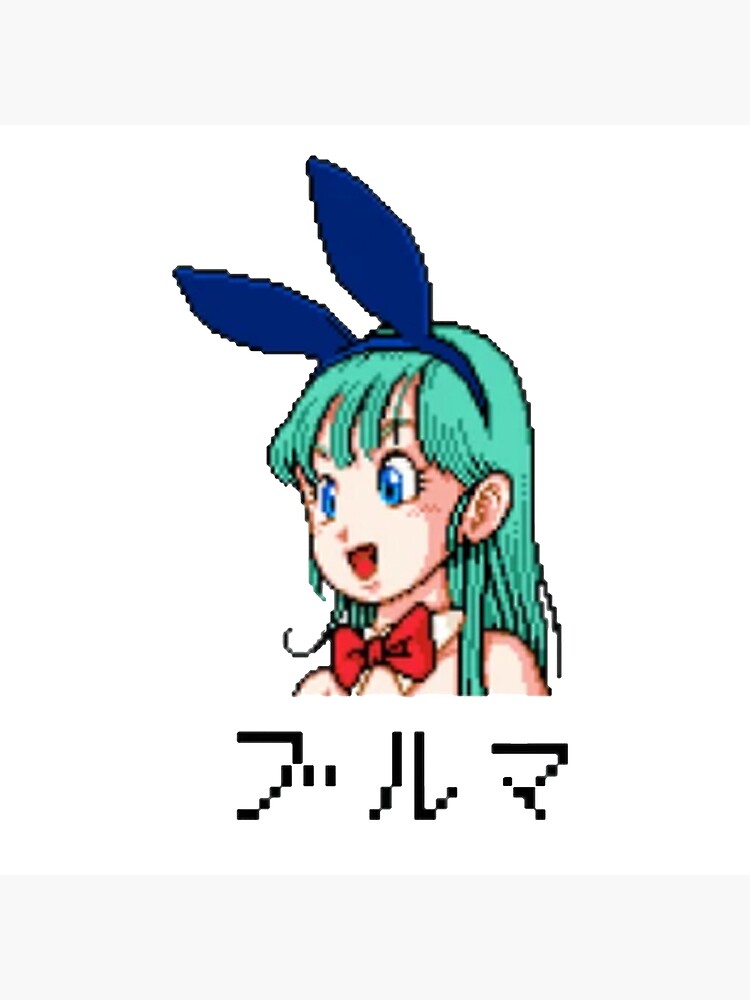 Impression photo « Pixel Art Bulma Bunny Girl », par NeeZukoArt | Redbubble