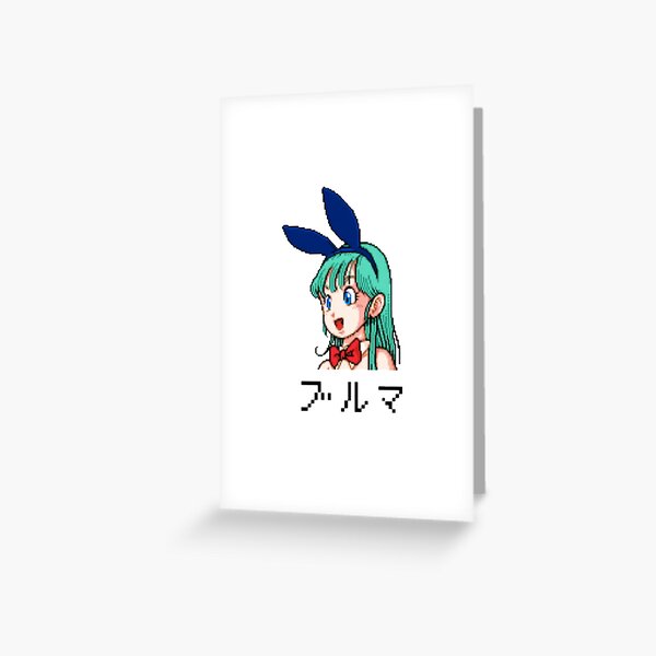 "Pixel Art Bulma Bunny Girl" Greeting Card for Sale by NeeZukoArt ...