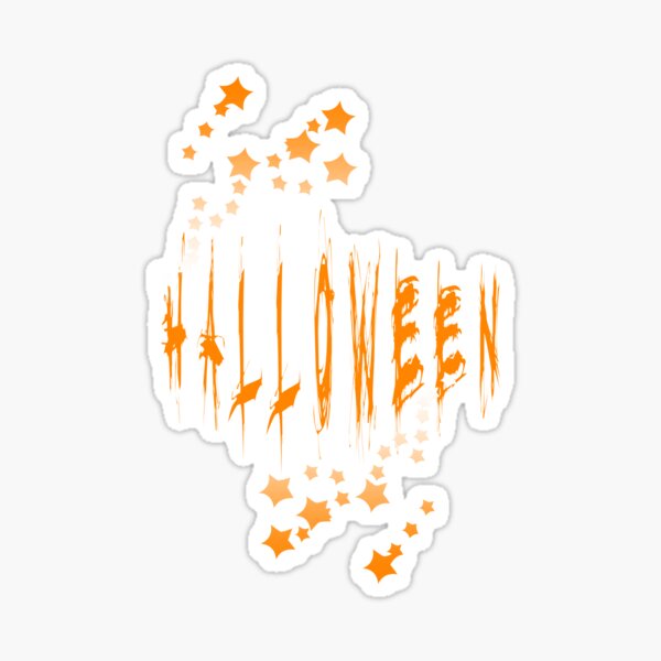 "Halloween night stars" Sticker for Sale by FADYMAG | Redbubble