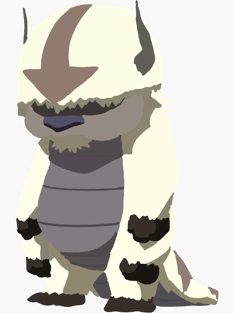 "standing appa from avatar" Sticker for Sale by ifgihippie | Redbubble