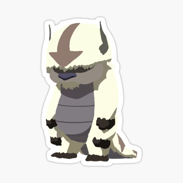 "standing appa from avatar" Sticker for Sale by ifgihippie | Redbubble