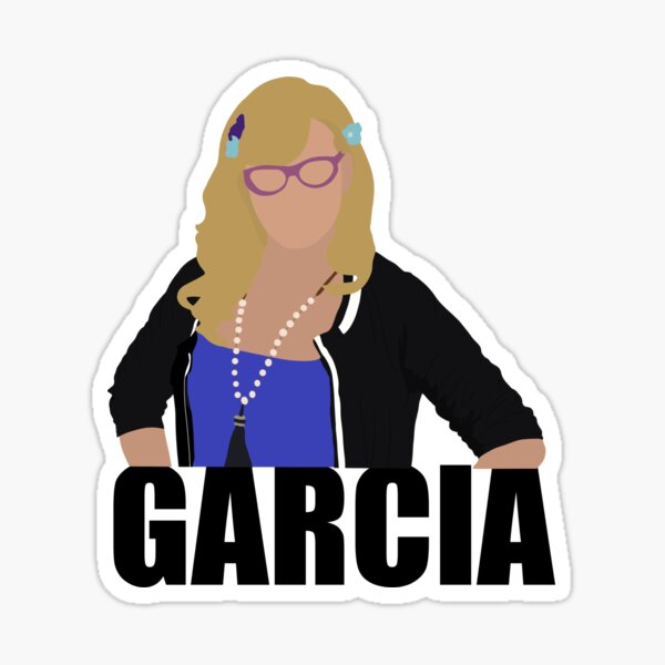 "Garcia" Sticker for Sale by sophiajohannah | Redbubble