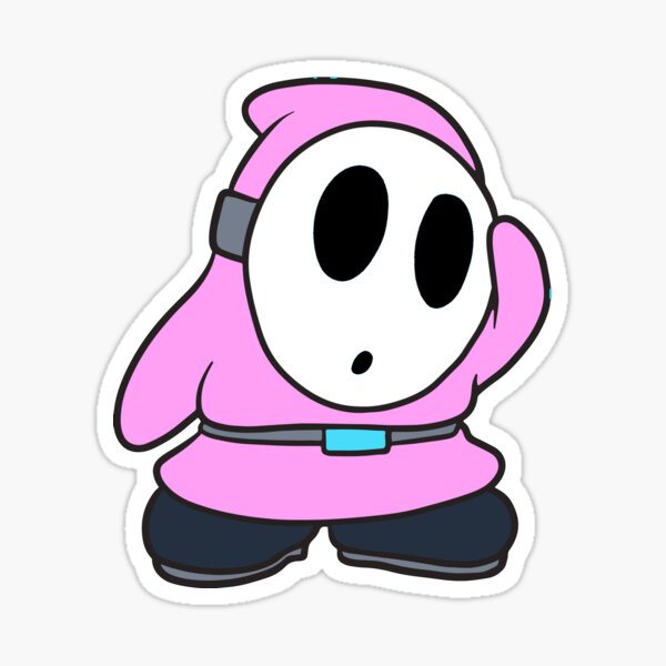 Shy Guy Stickers | Redbubble